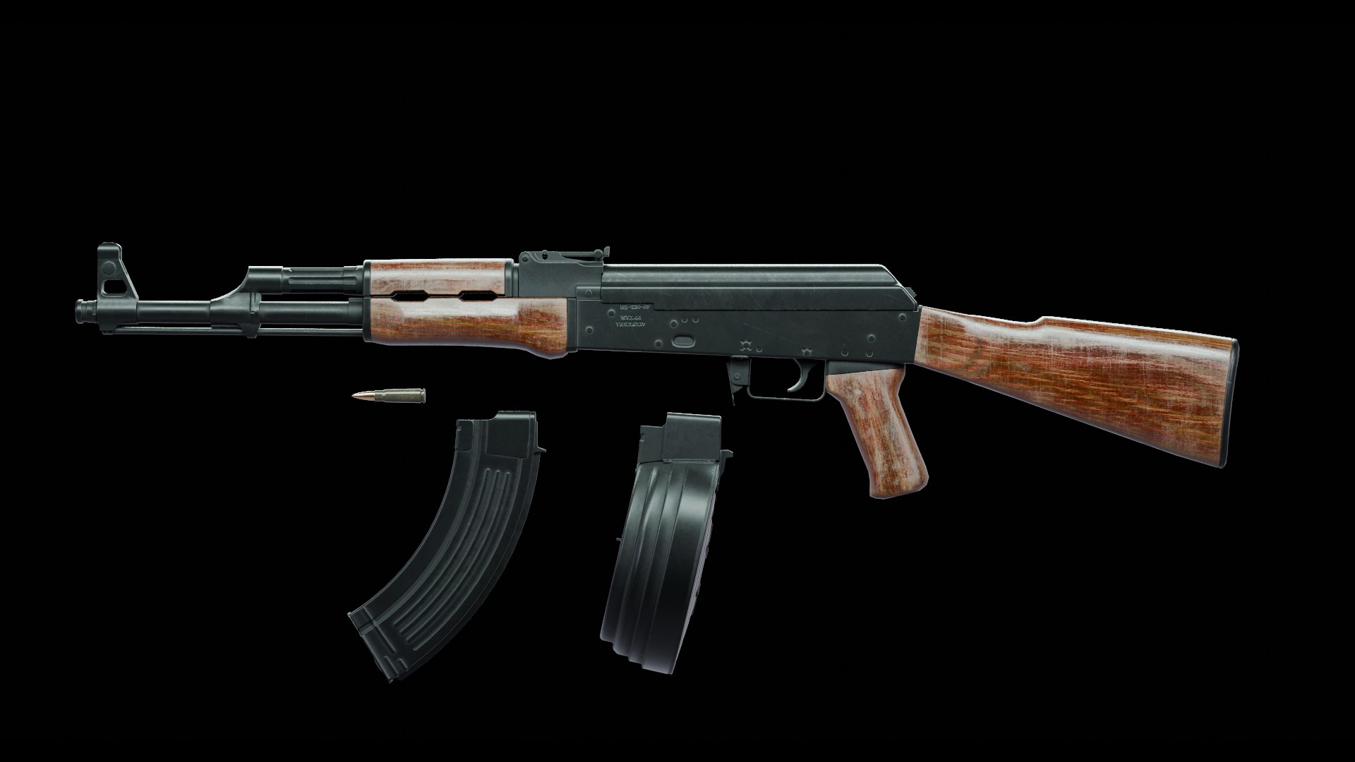 Ak47 3D Model - TurboSquid 2322433