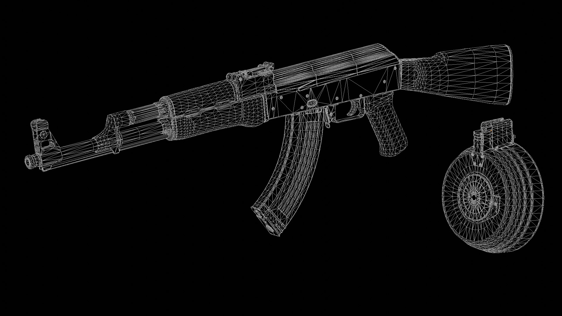 Ak47 3D Model - TurboSquid 2322433