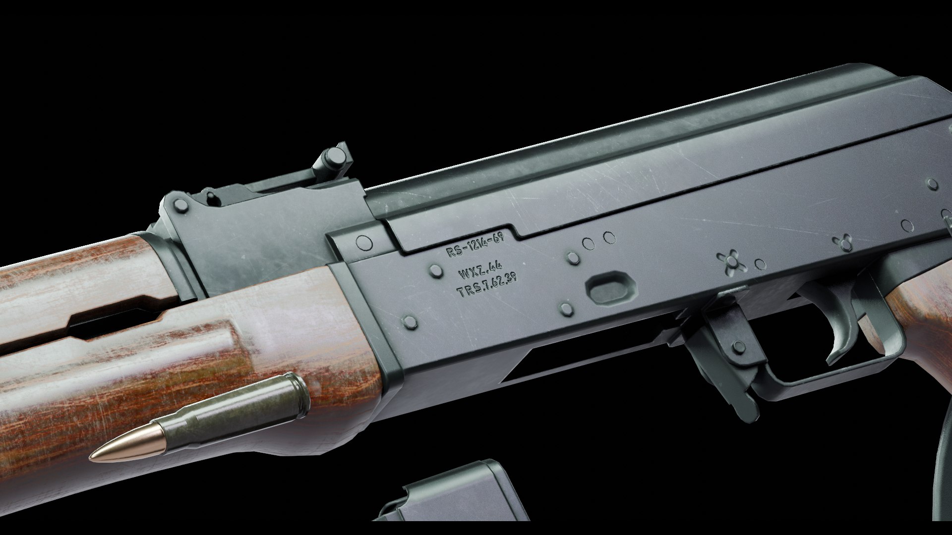 Ak47 3D Model - TurboSquid 2322433