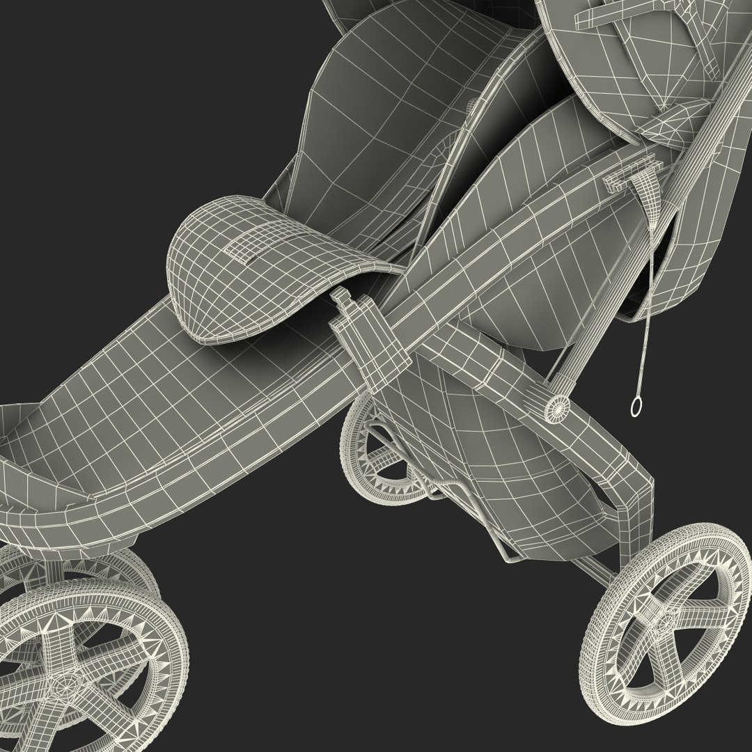 3d model baby prams