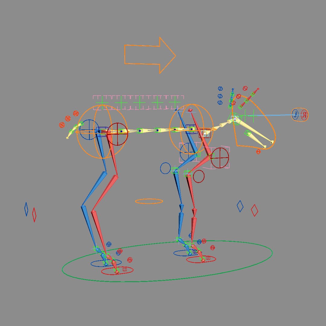 moose fur rigged 3d max