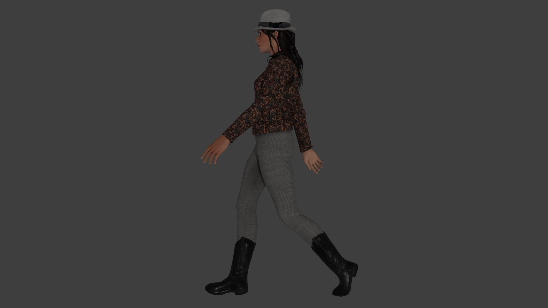 3D Rigged Female Character 36 model - TurboSquid 2092892
