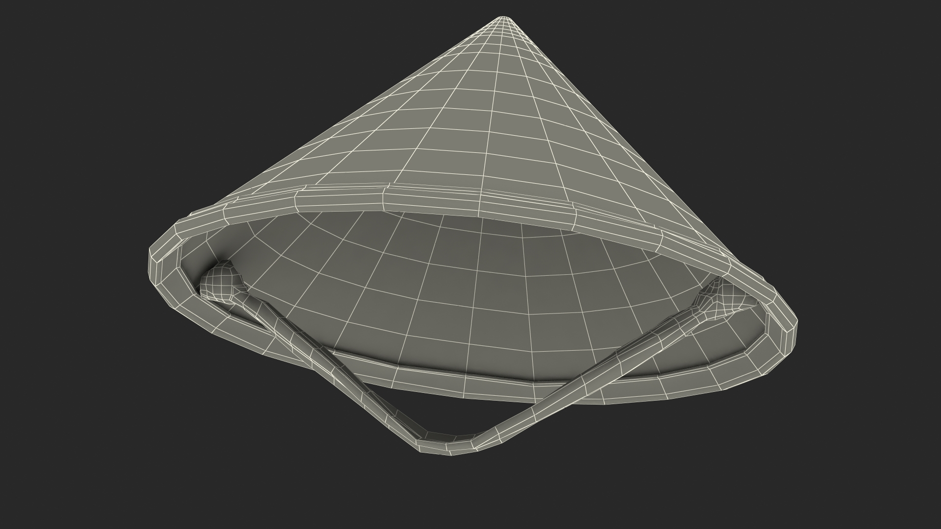 Traditional Asian Rice Hat 3D Model - TurboSquid 1782101