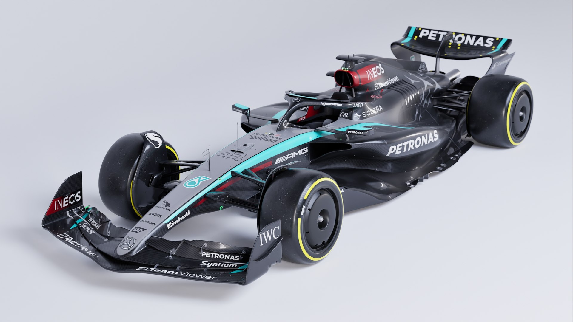 F1 2024 Mercedes F1 W15 Formula 1 Car 3D Model - TurboSquid 2228736