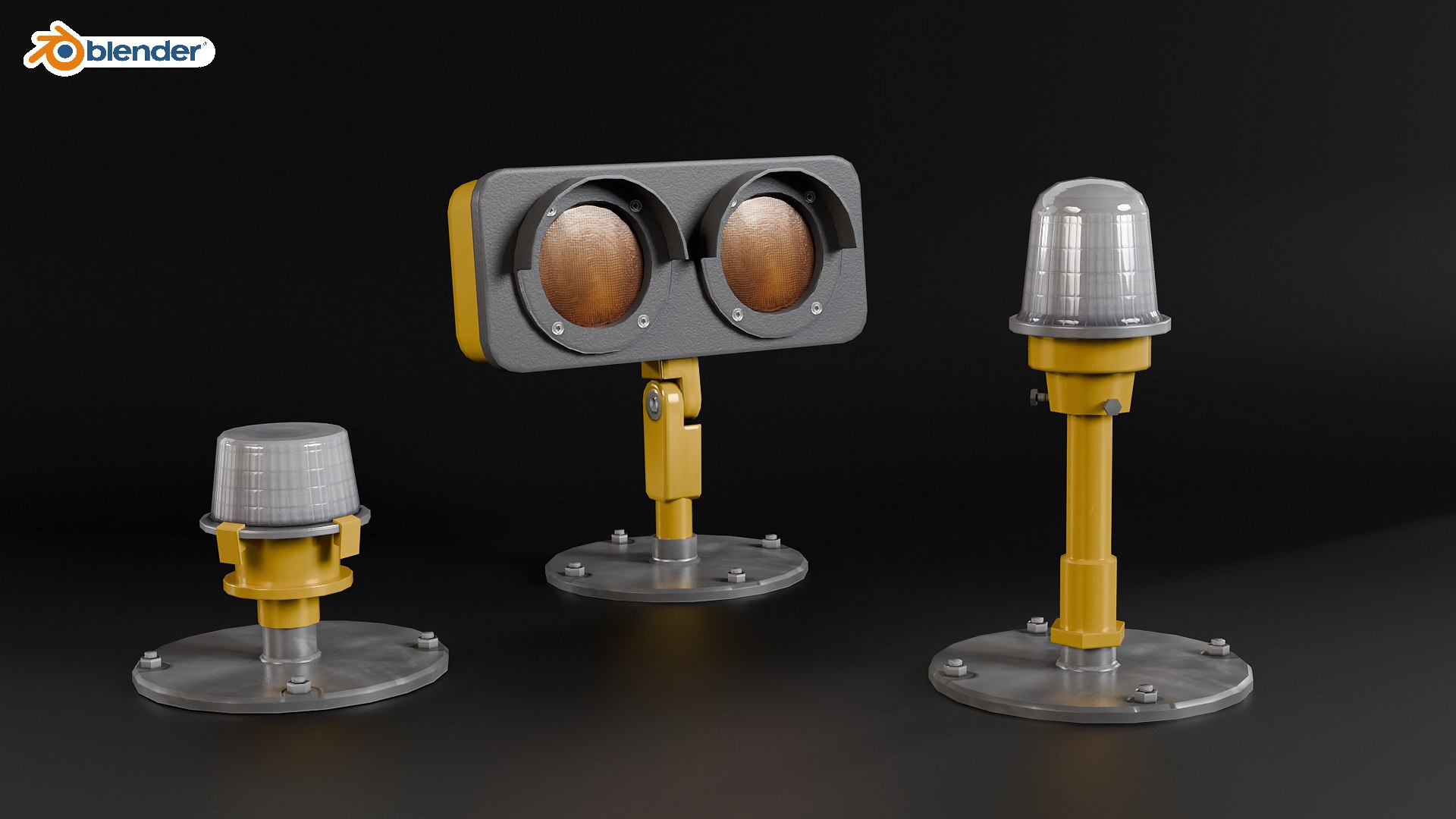 3ds Max Runway Lighting