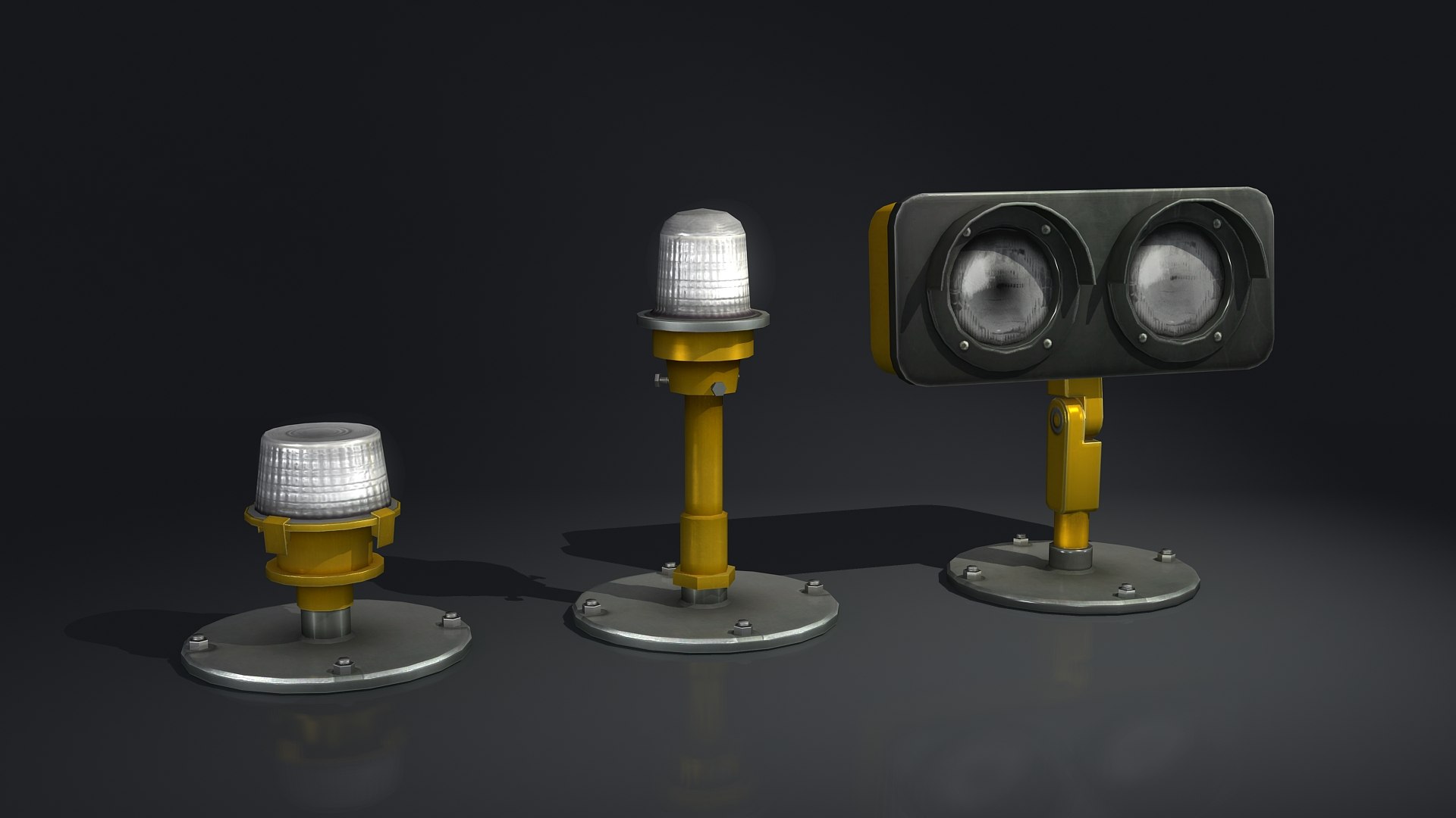3ds max runway lighting