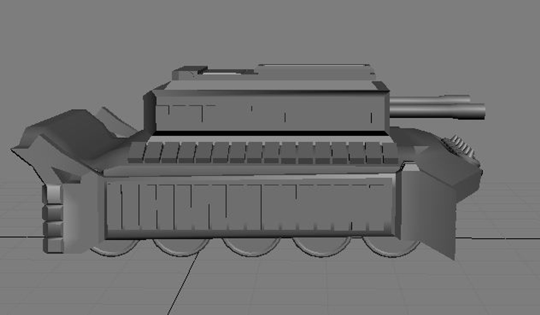 3ds Max Portable Tank