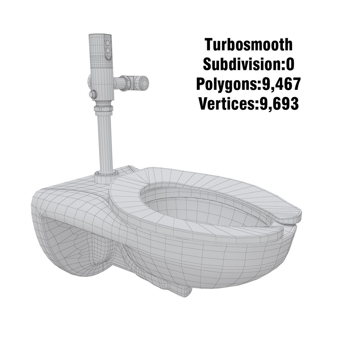 3D Restroom Stalls Toilet - TurboSquid 1211178