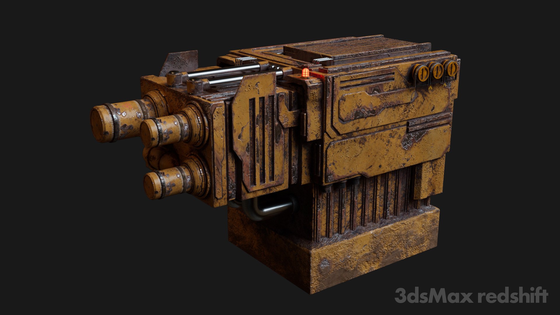 Sci-fi industrial detail 3D model - TurboSquid 2132895