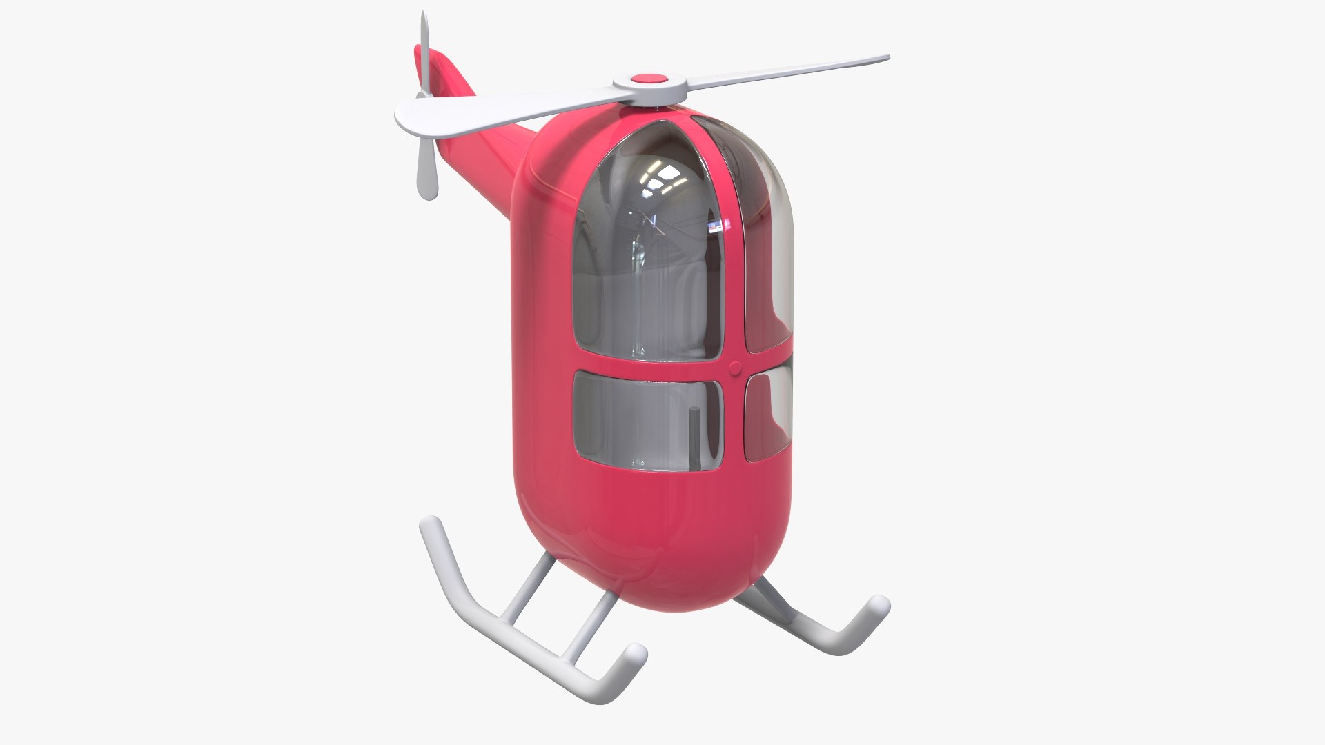 Cartoon Copter Model - TurboSquid 1858299
