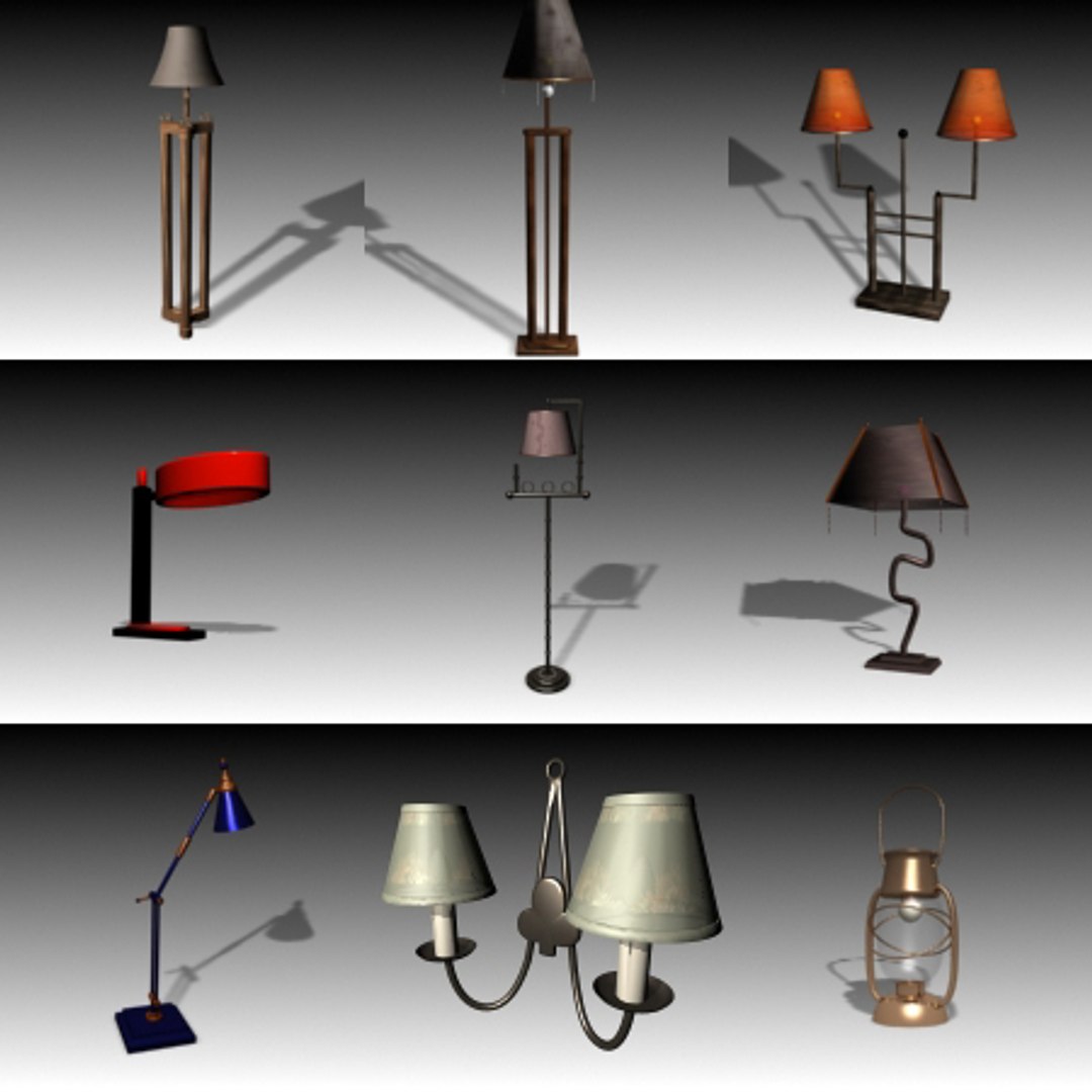 3ds Max Lamp Chandelier