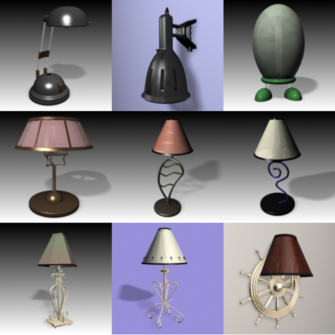 3ds Max Lamp Chandelier