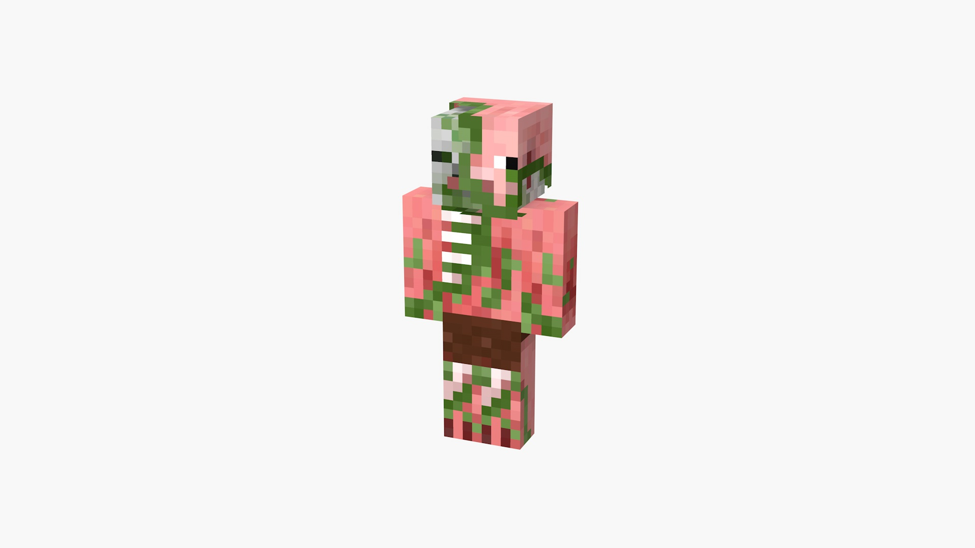 Zombified Piglin Minecraft 3D Model - TurboSquid 2347207