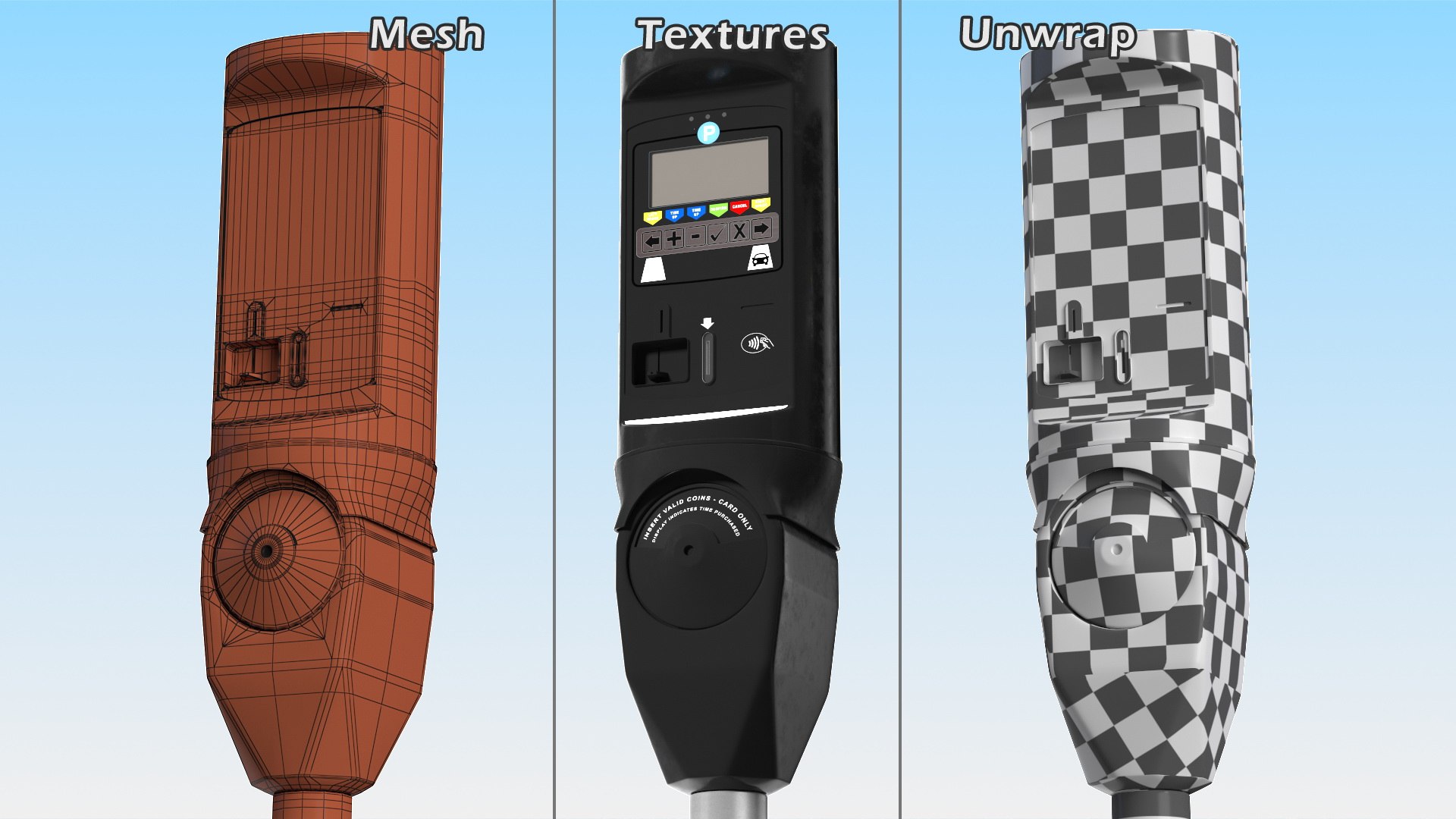 Smart Parking Meter 3D Model - TurboSquid 1794552