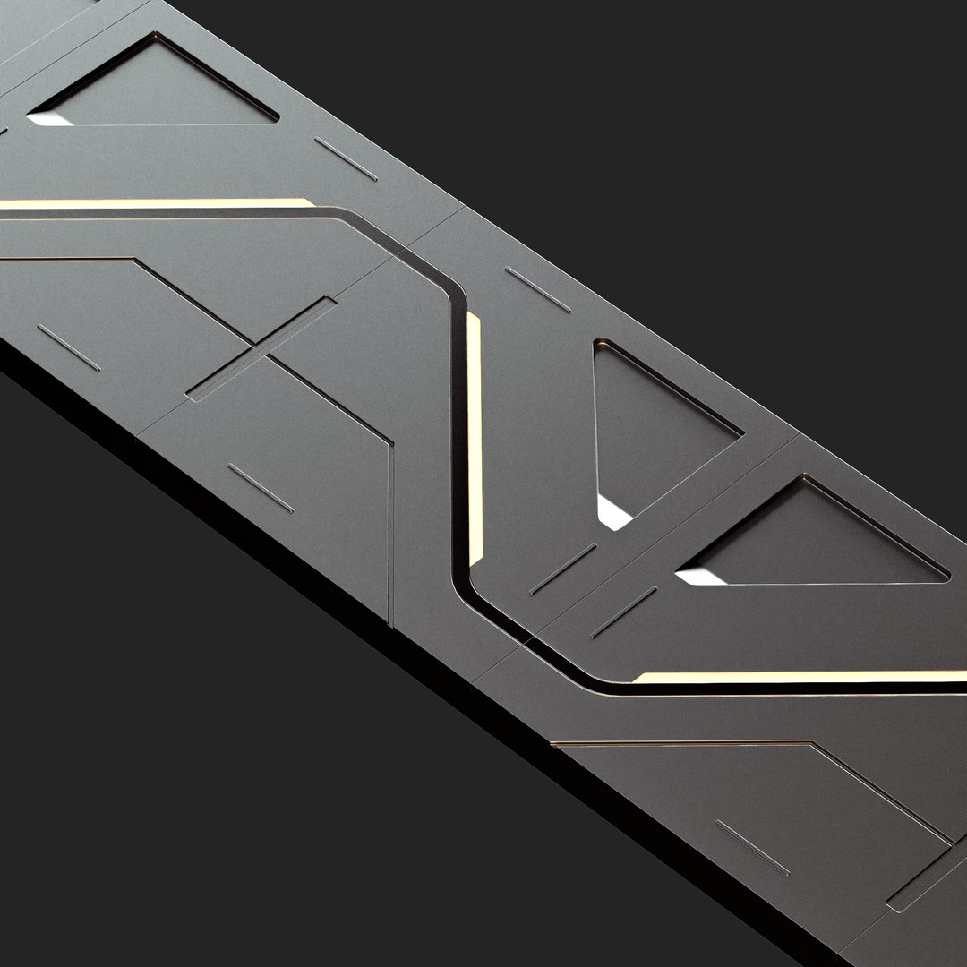 3D Sci-Fi Panels Pack Model - TurboSquid 2034738