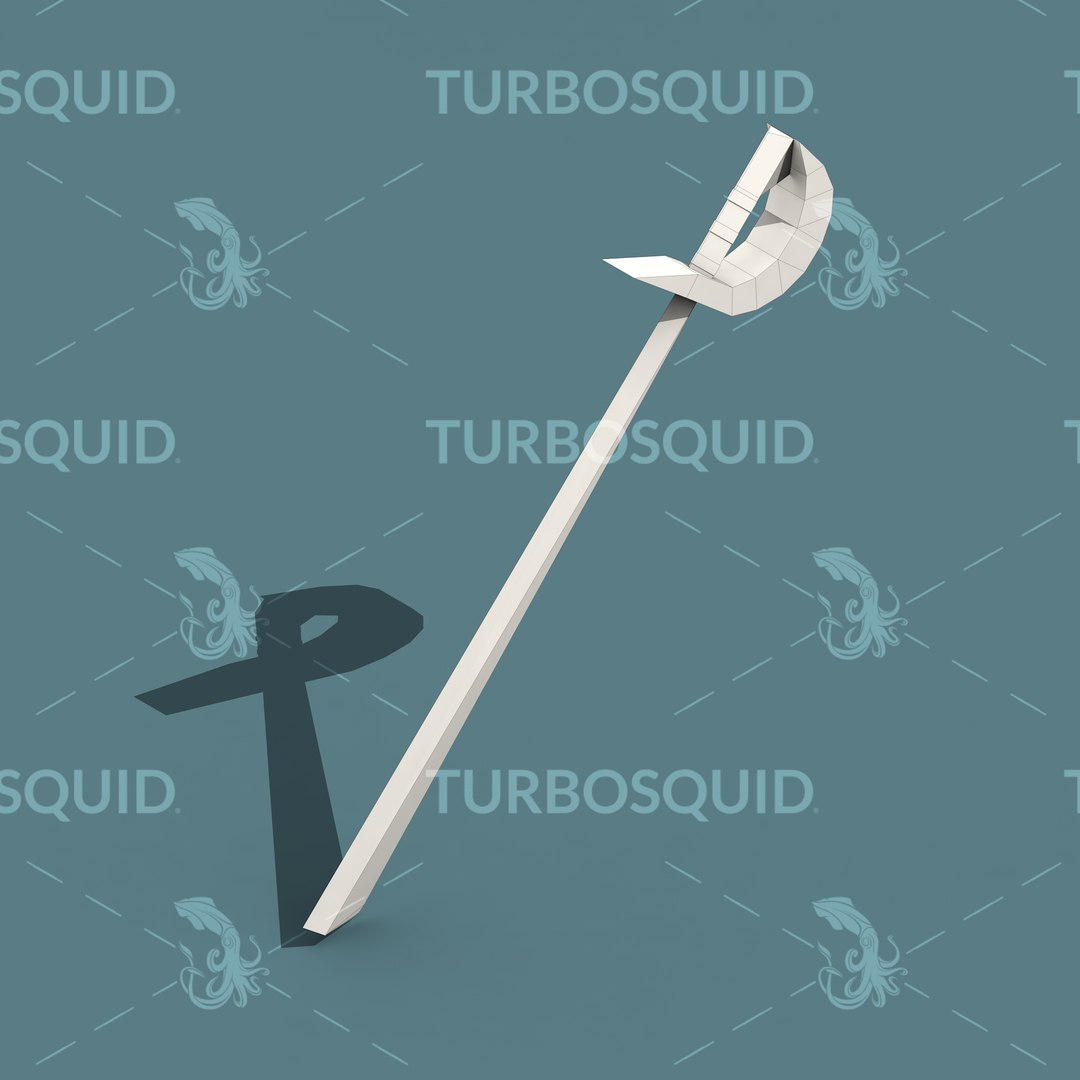 Low Poly Sword Isometric Icon 3D model - TurboSquid 1722075