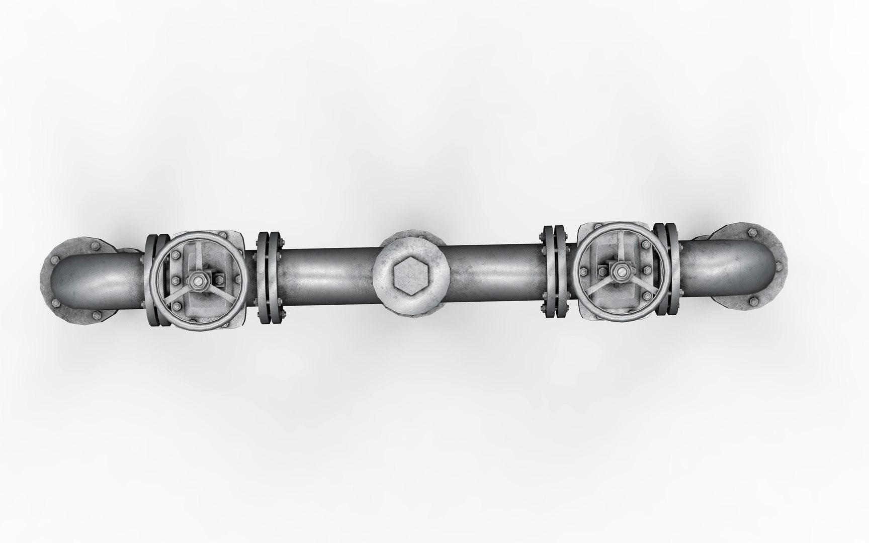 3D Industrial Pipe Assembly - TurboSquid 1513658