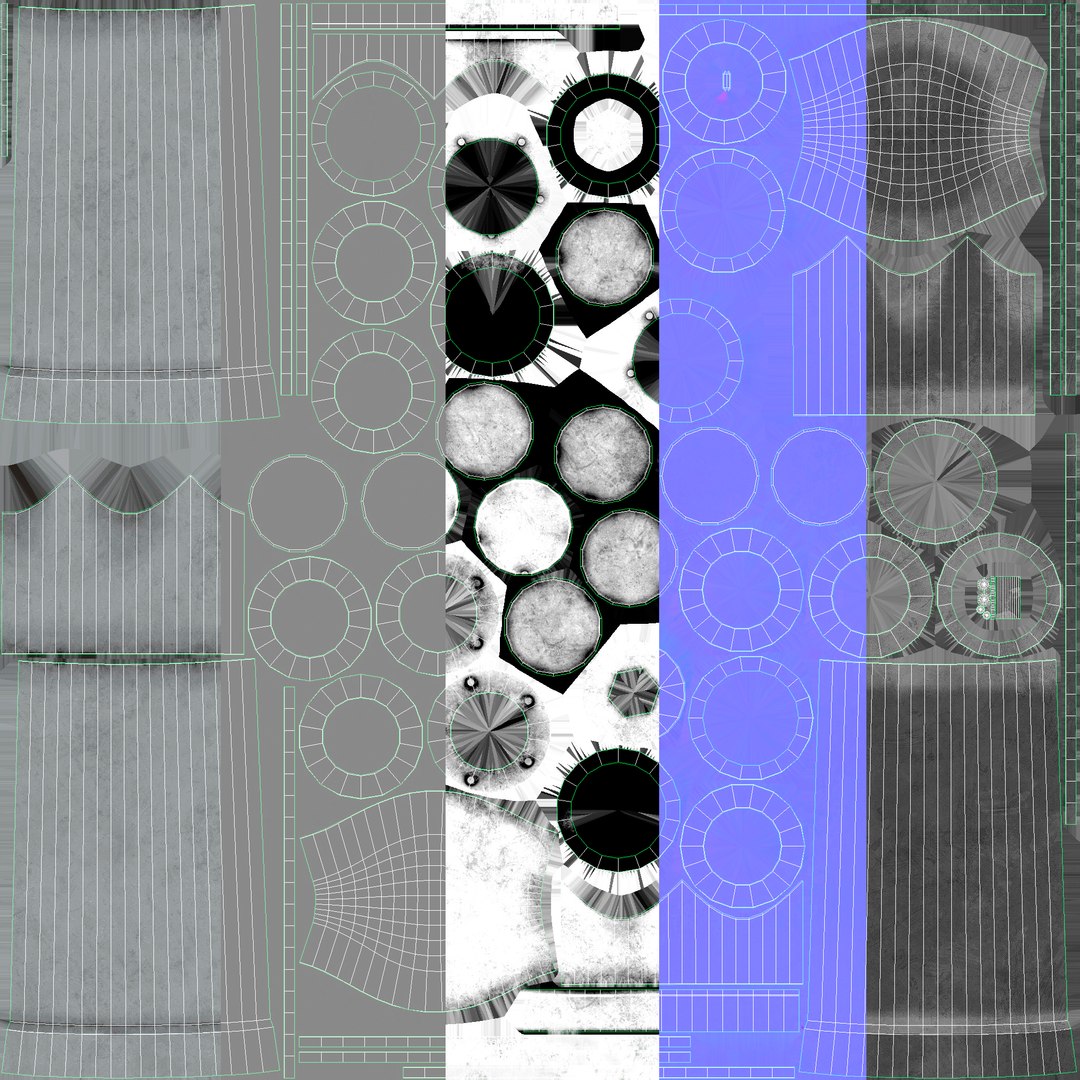 3D Industrial Pipe Assembly - TurboSquid 1513658