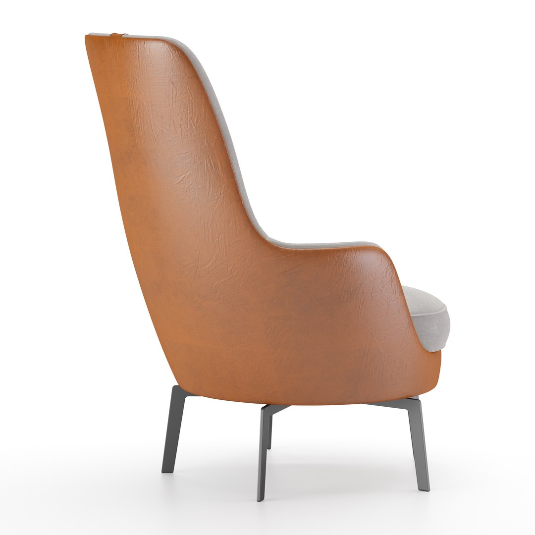 Flexform guscioalto lounge 3D - TurboSquid 1694105