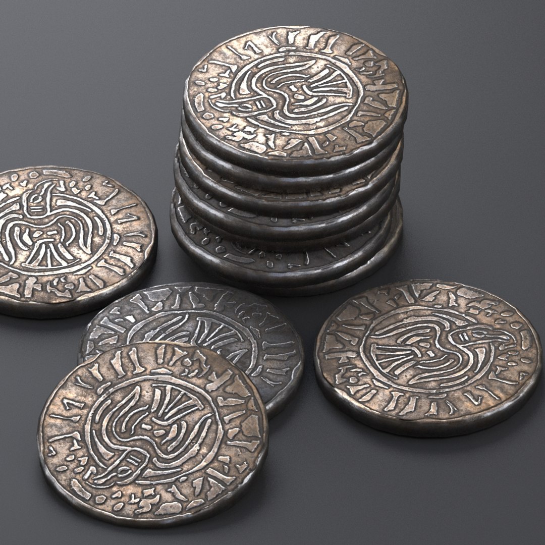 3D Viking Coin - TurboSquid 1472676