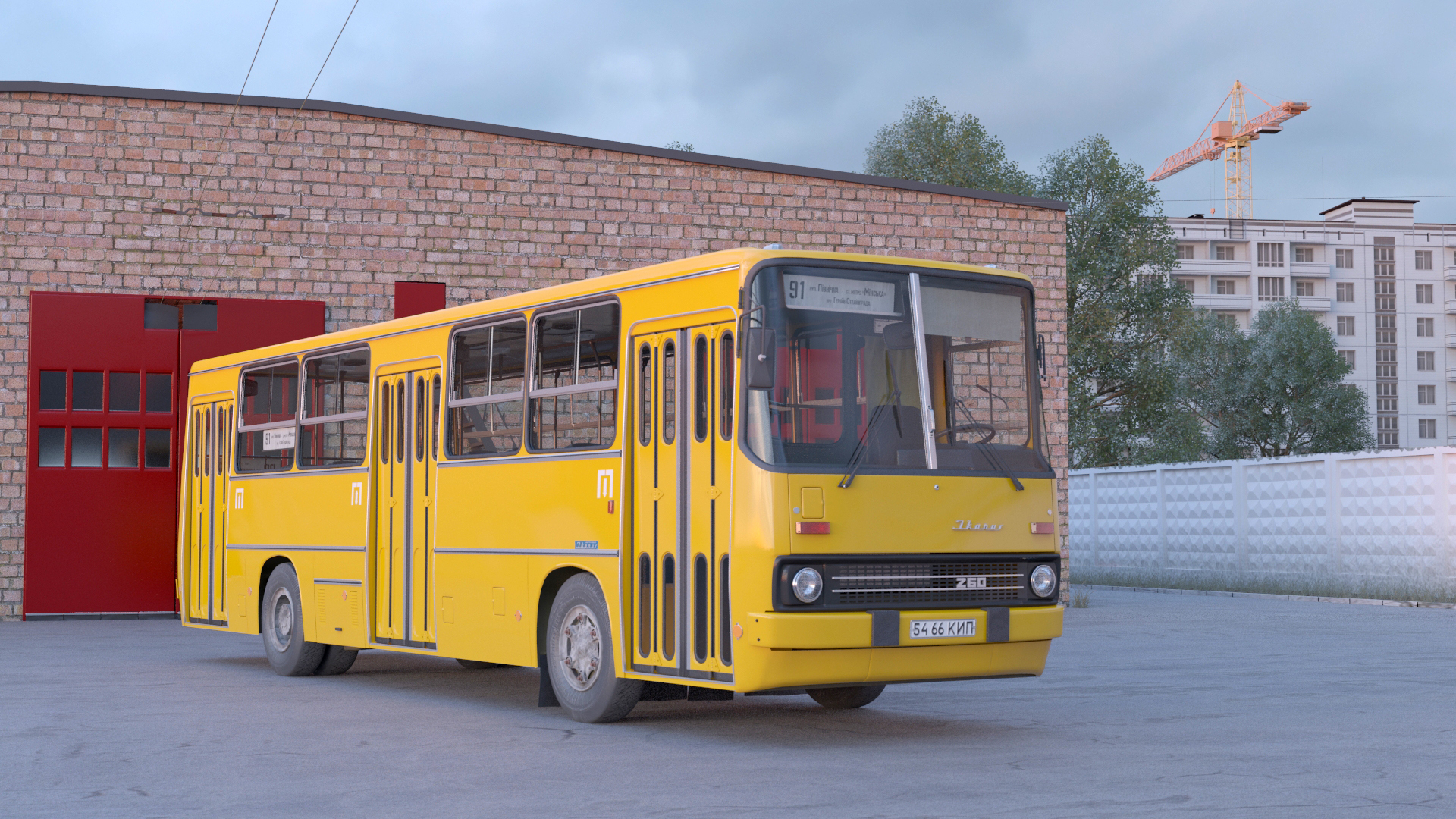 Bus ikarus 260 50 3D model - TurboSquid 1514714