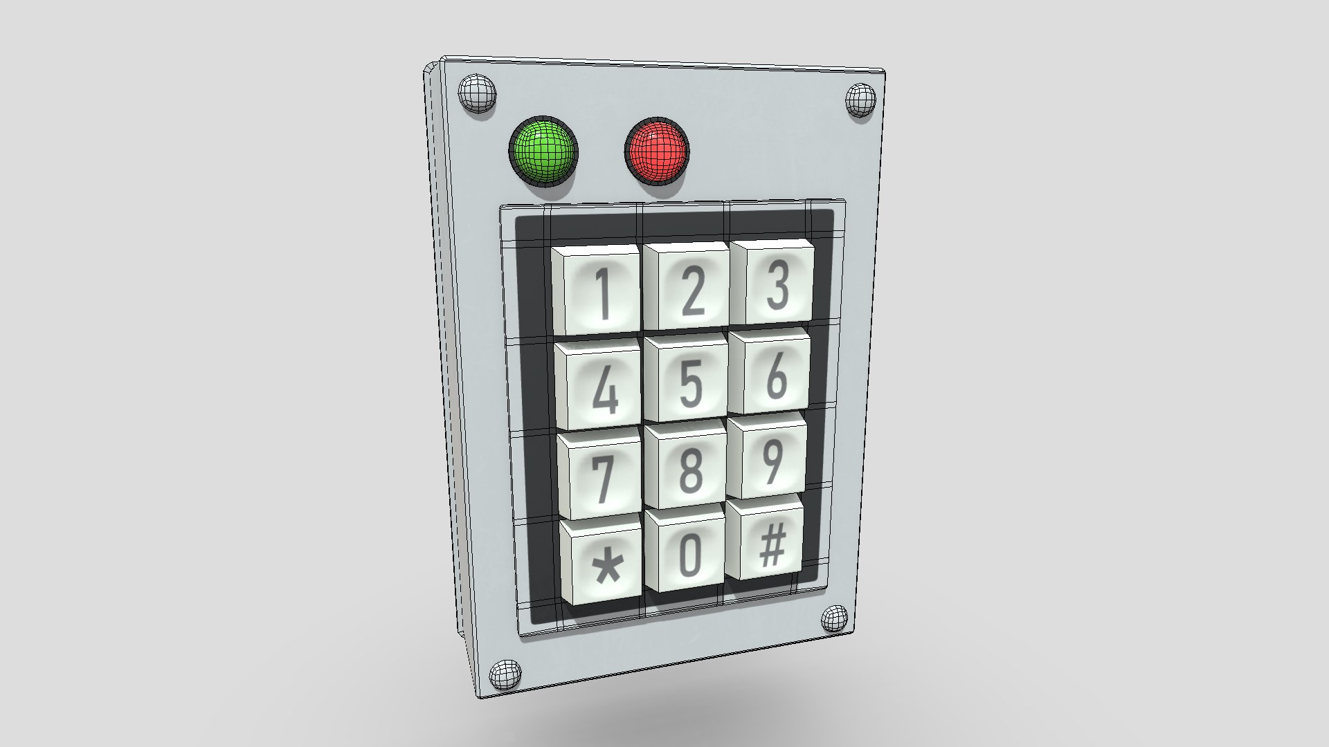 Free CC0 - Keypad Door Lock 3D Model - TurboSquid 2196082
