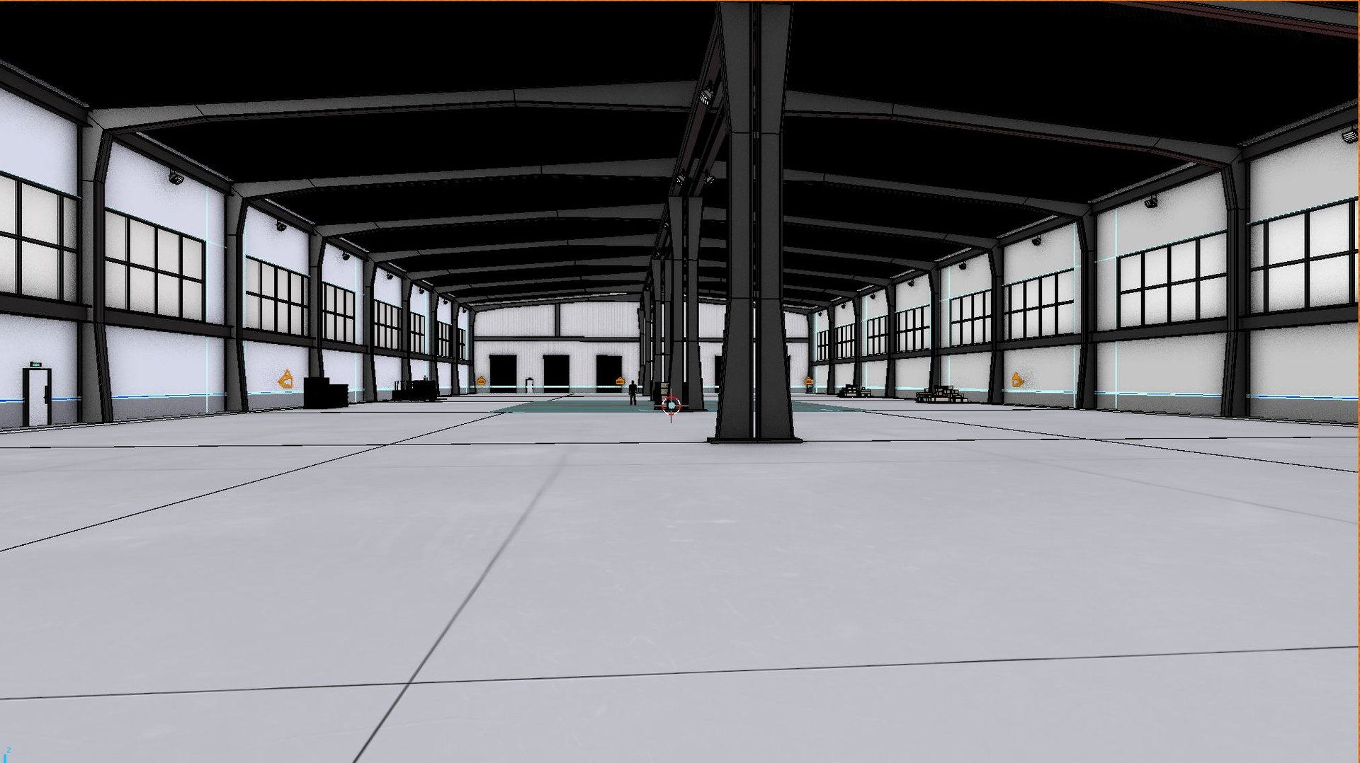Warehouse Industrial Interior 3D - TurboSquid 1674968