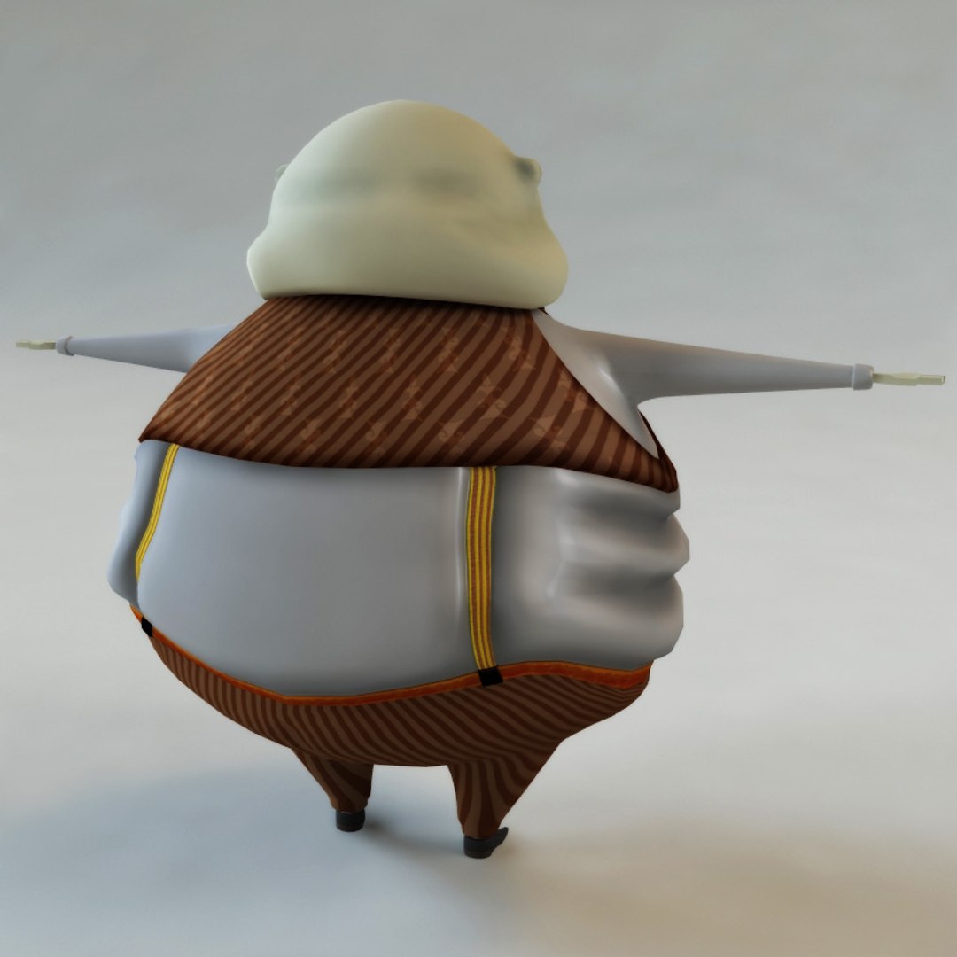 Funny Fat Boss 3d C4d