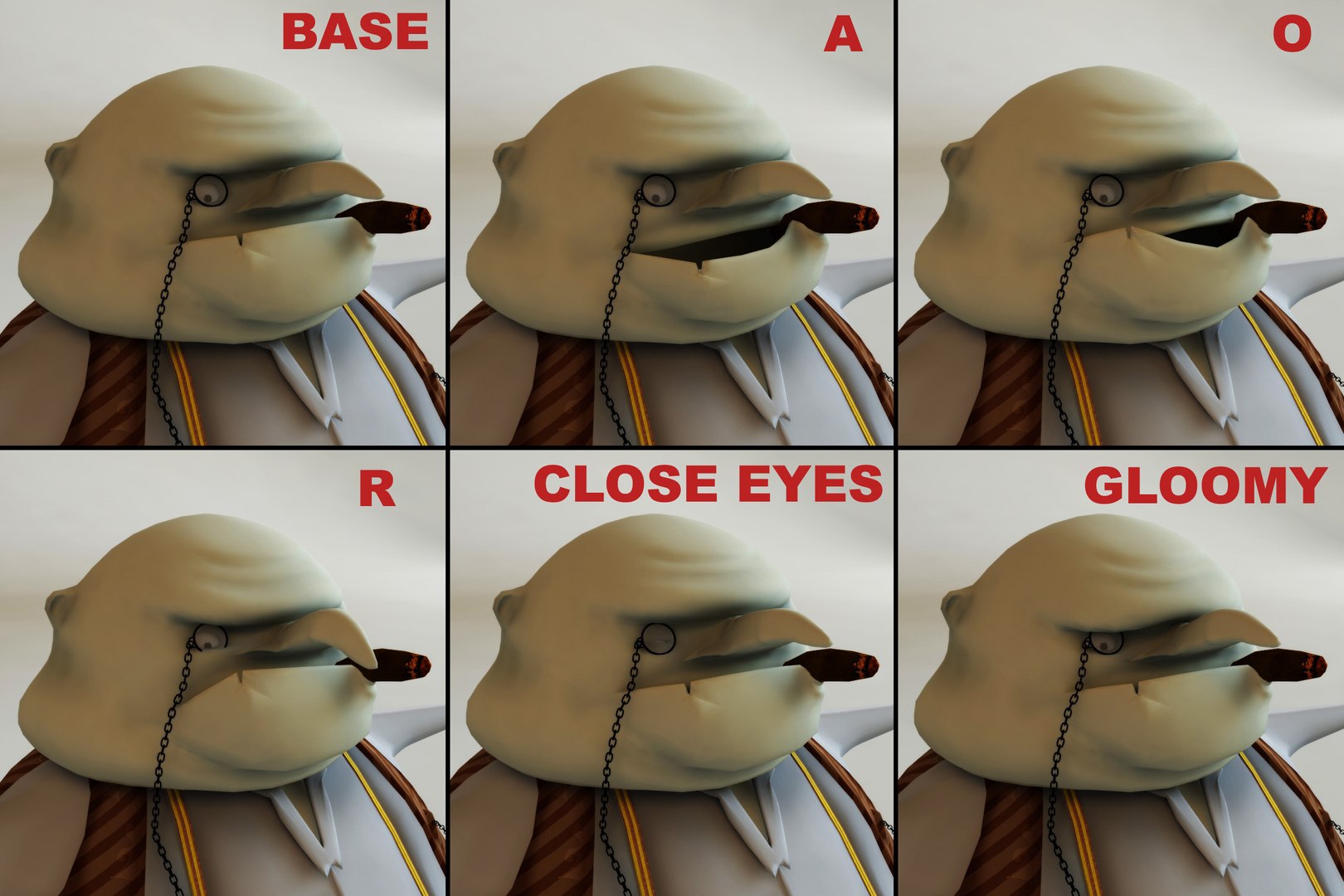 Funny Fat Boss 3d C4d