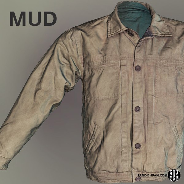 scan male jacket mudbox obj