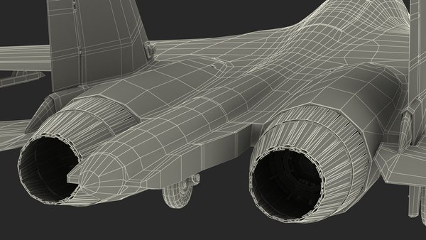 Su-27 Flanker Russian Fighter Aircraft Old Rigged3Dモデル - TurboSquid 1978349