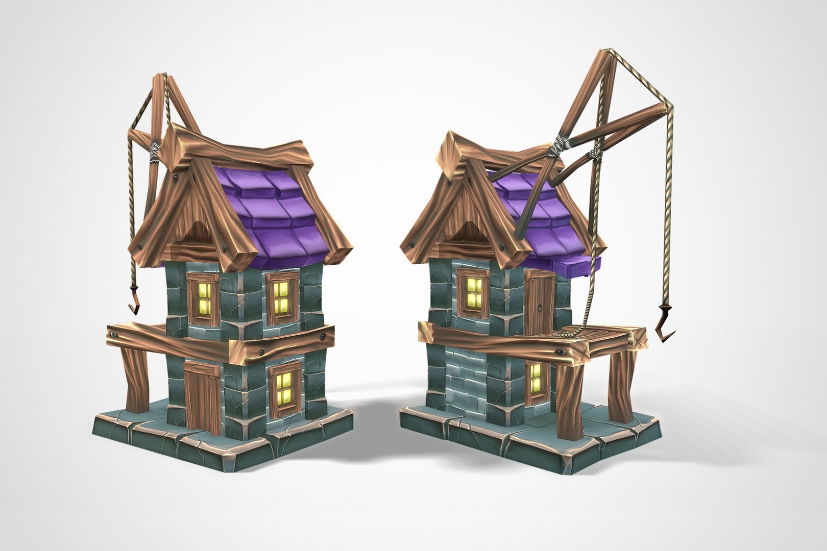 Human RTS Fantasy Building 3D Model - TurboSquid 1798937