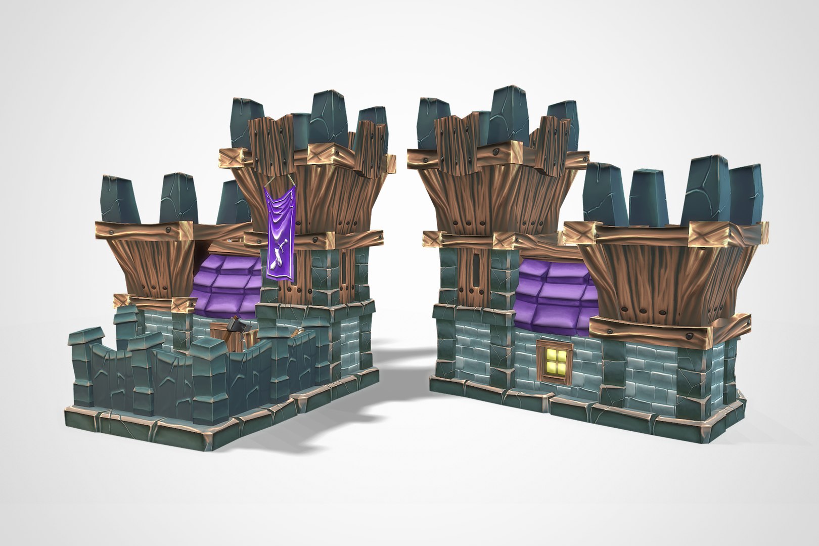 Human RTS Fantasy Building 3D Model - TurboSquid 1798937