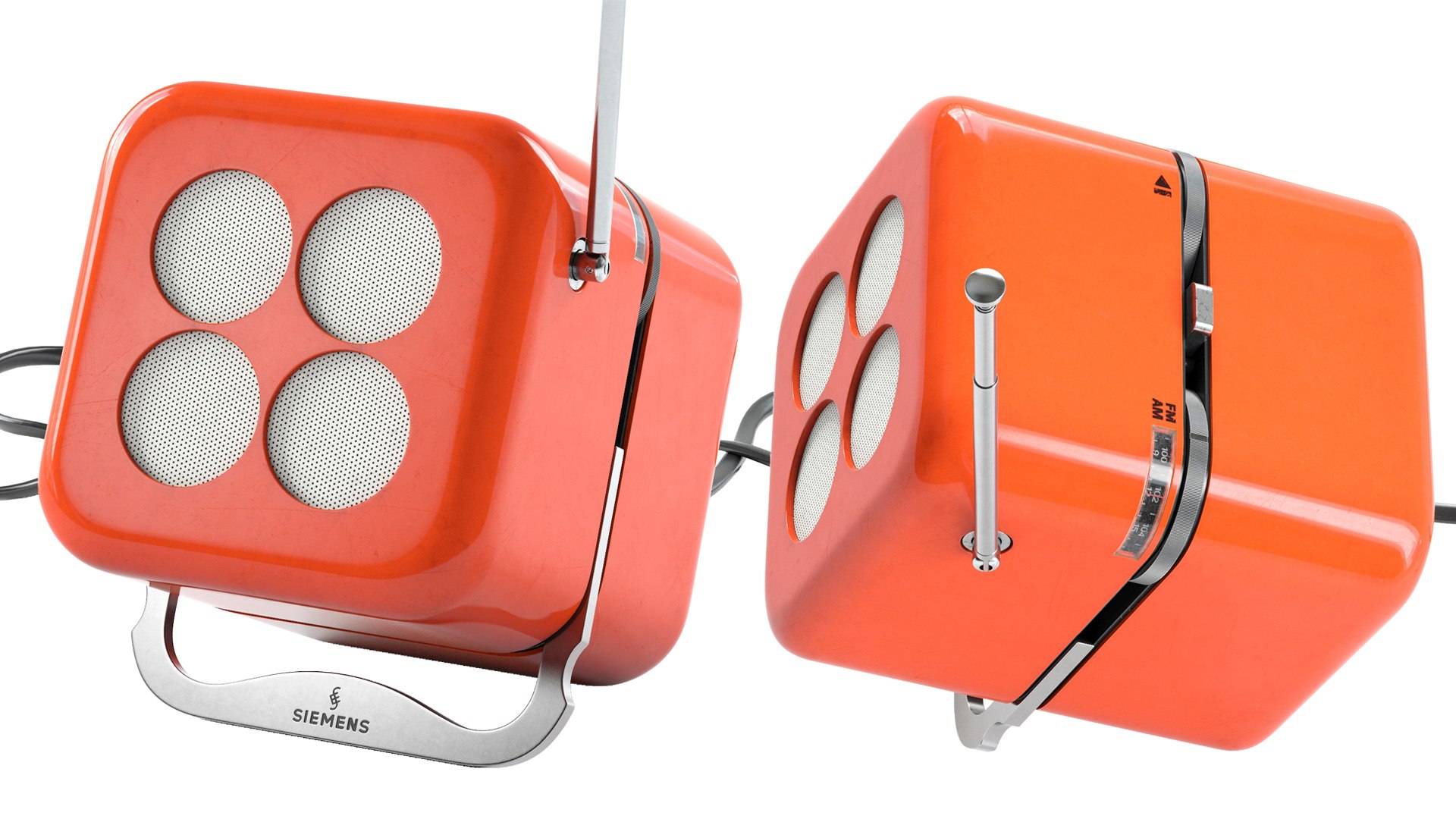 3D Model Siemens Cube Radio - TurboSquid 1719790