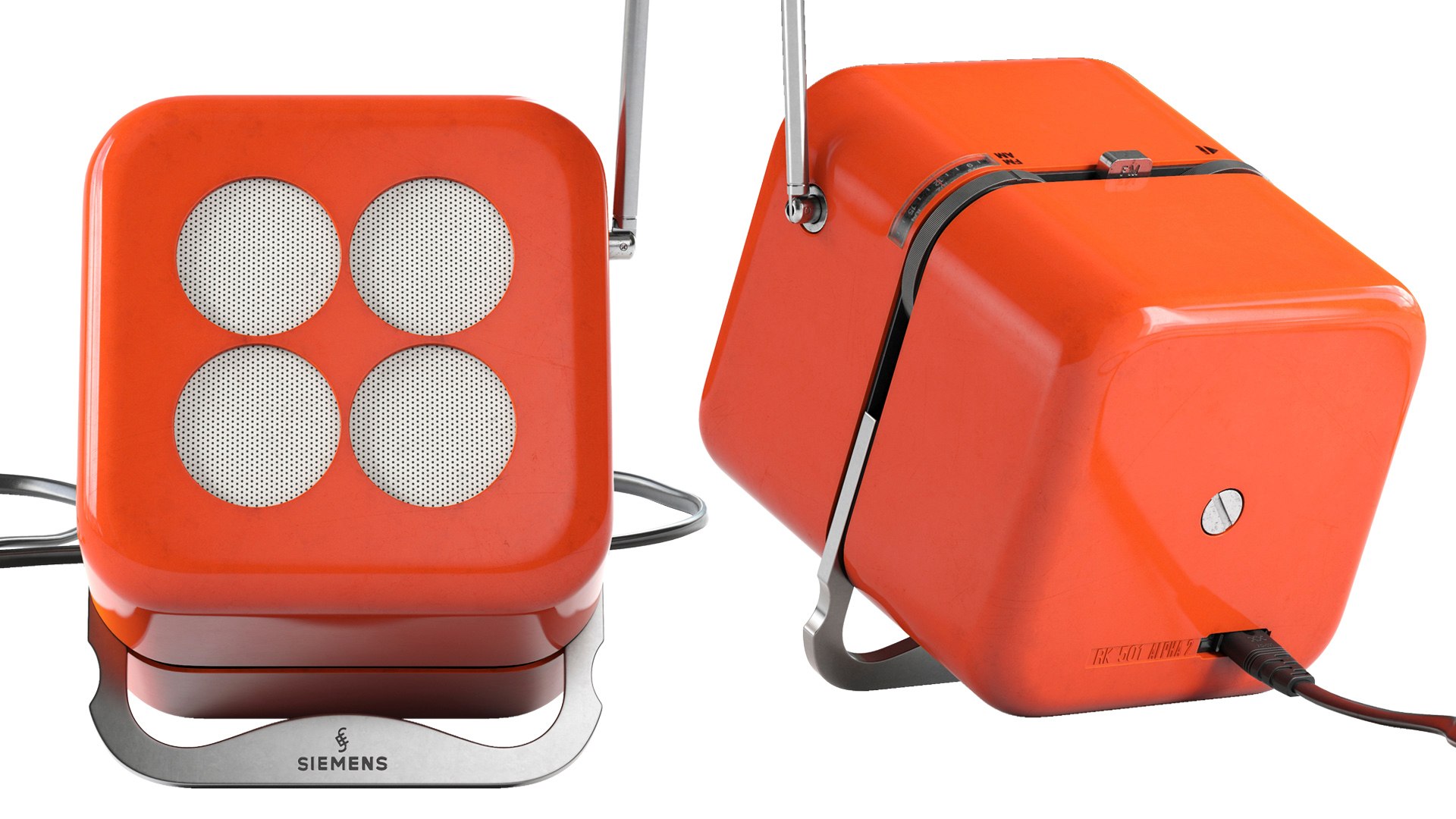 3D Model Siemens Cube Radio - TurboSquid 1719790