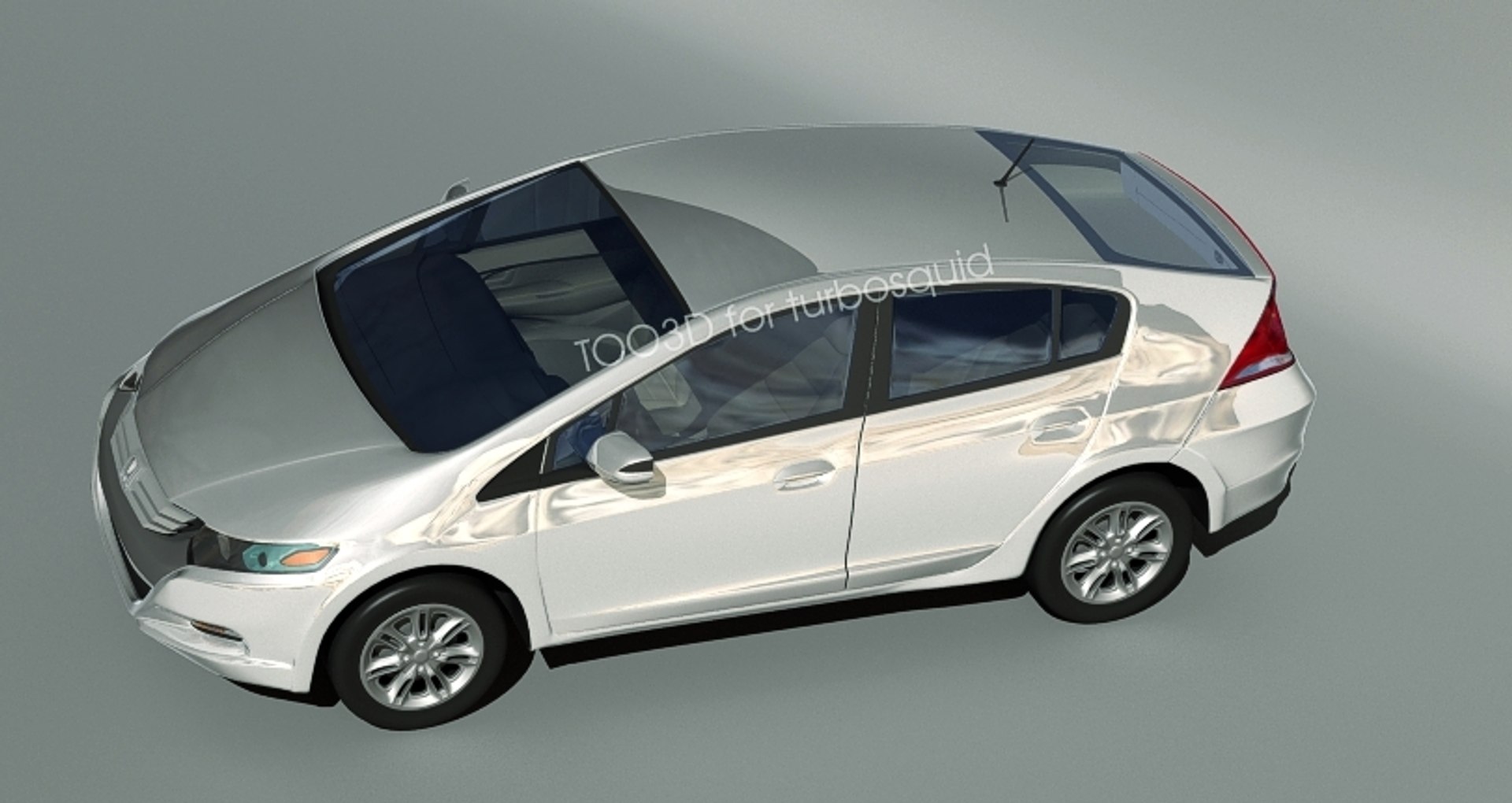 3d model of honda insight