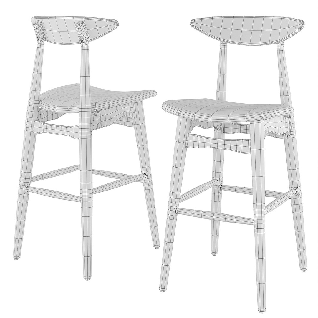 Bar Stool Folra 3D - TurboSquid 2071015