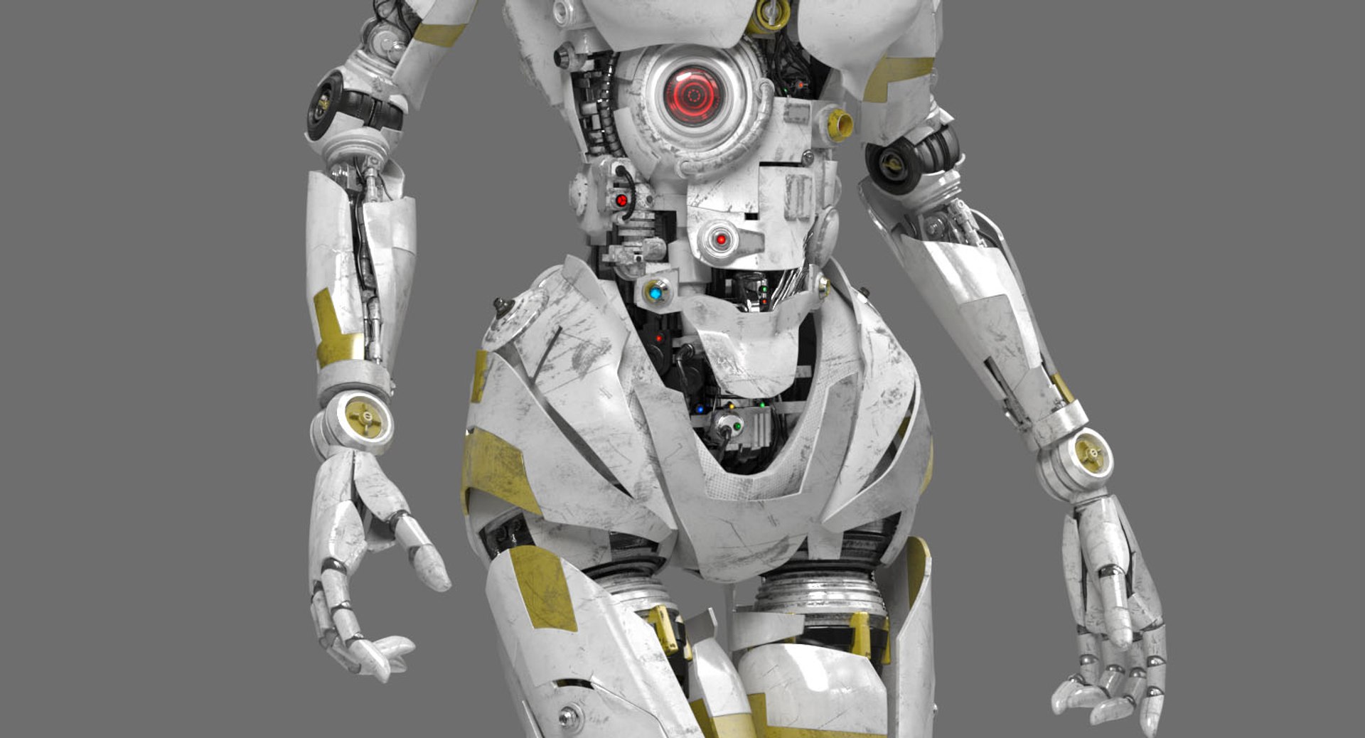 Female robot 3D - TurboSquid 1246090