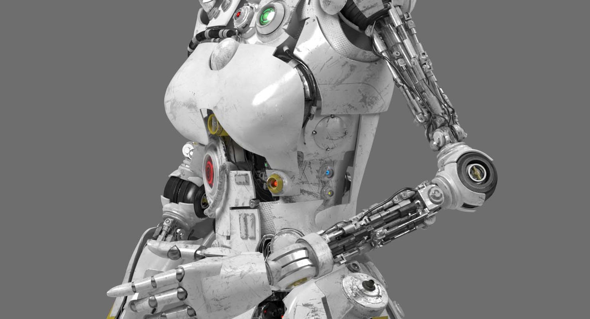 Female robot 3D - TurboSquid 1246090