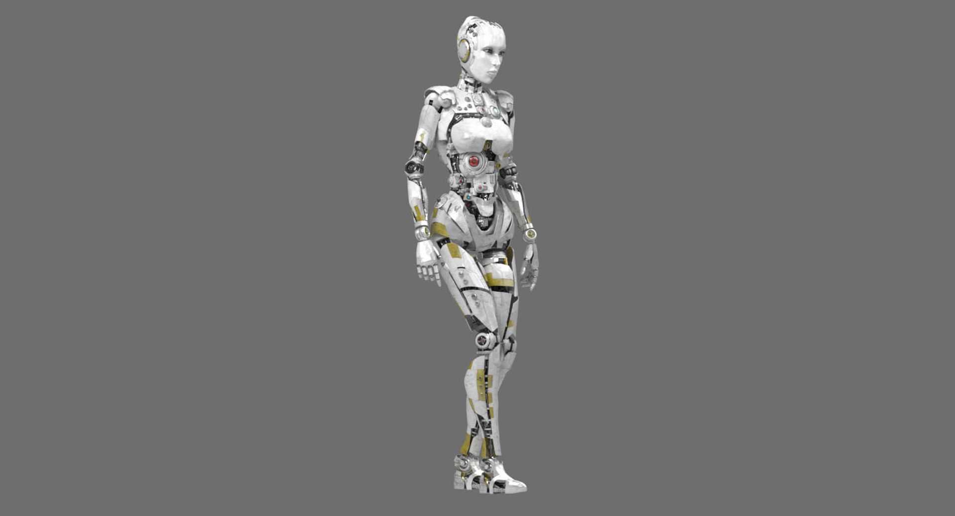 Female robot 3D - TurboSquid 1246090