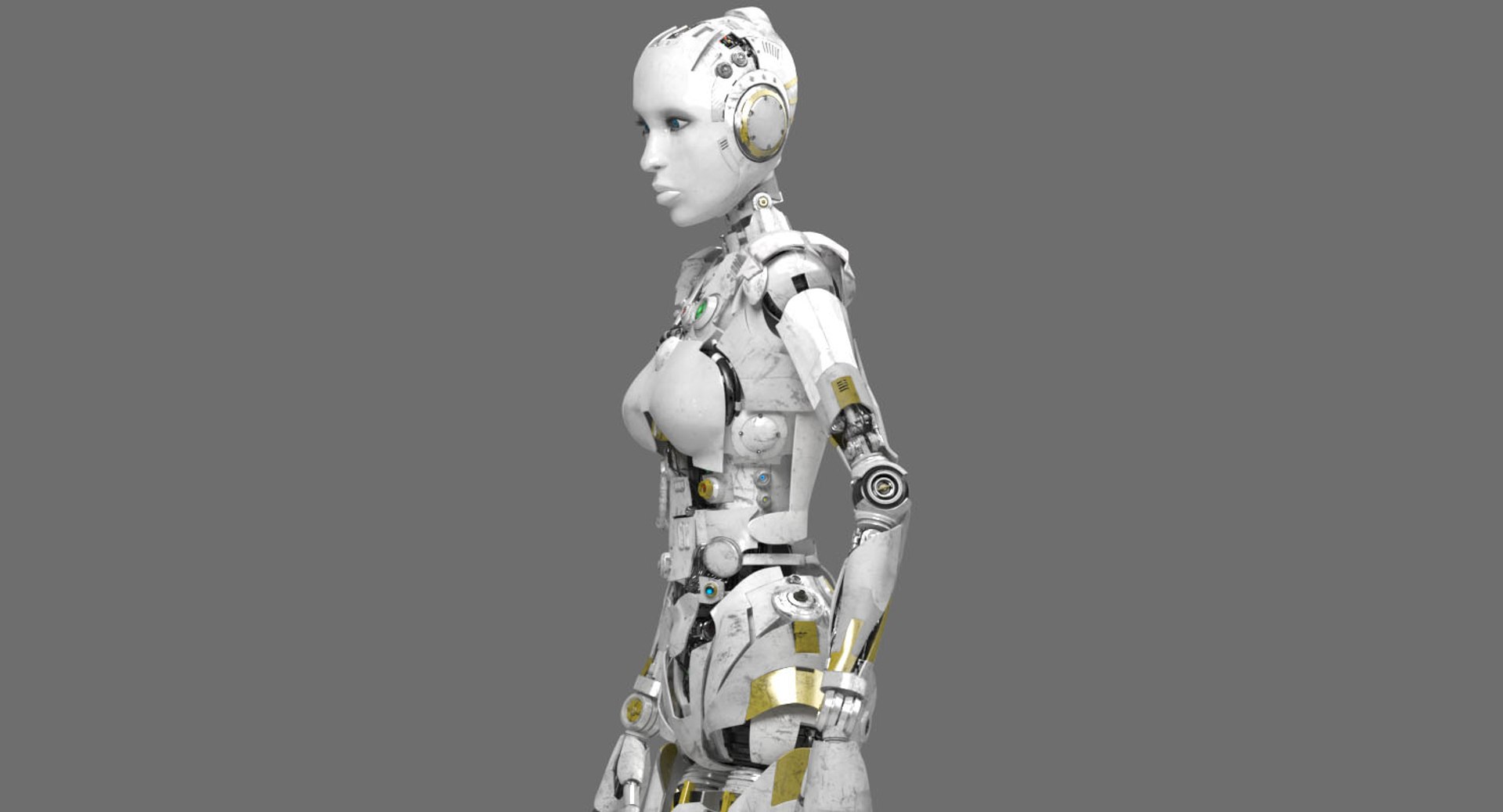 Female robot 3D - TurboSquid 1246090