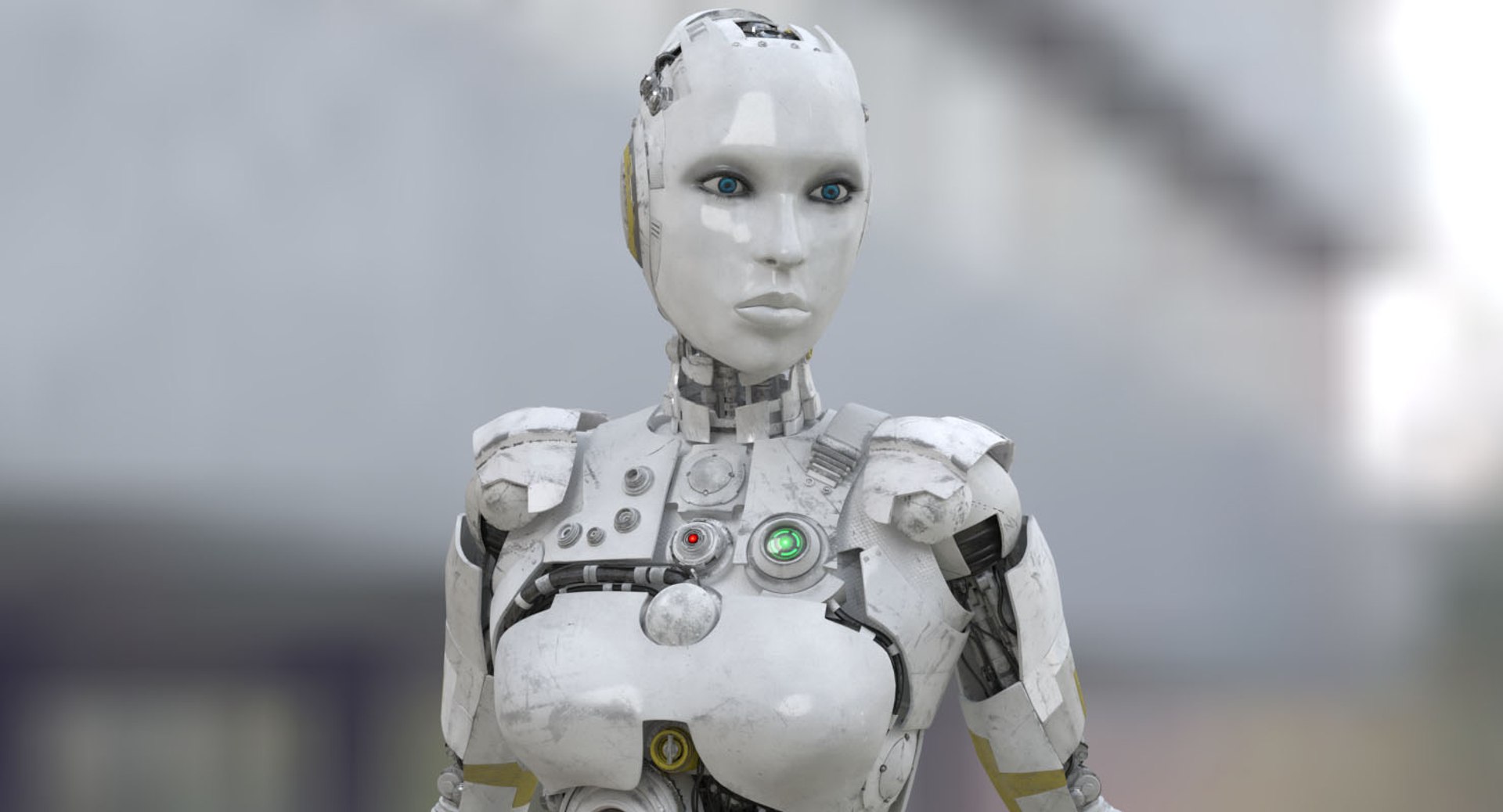 Female robot 3D - TurboSquid 1246090
