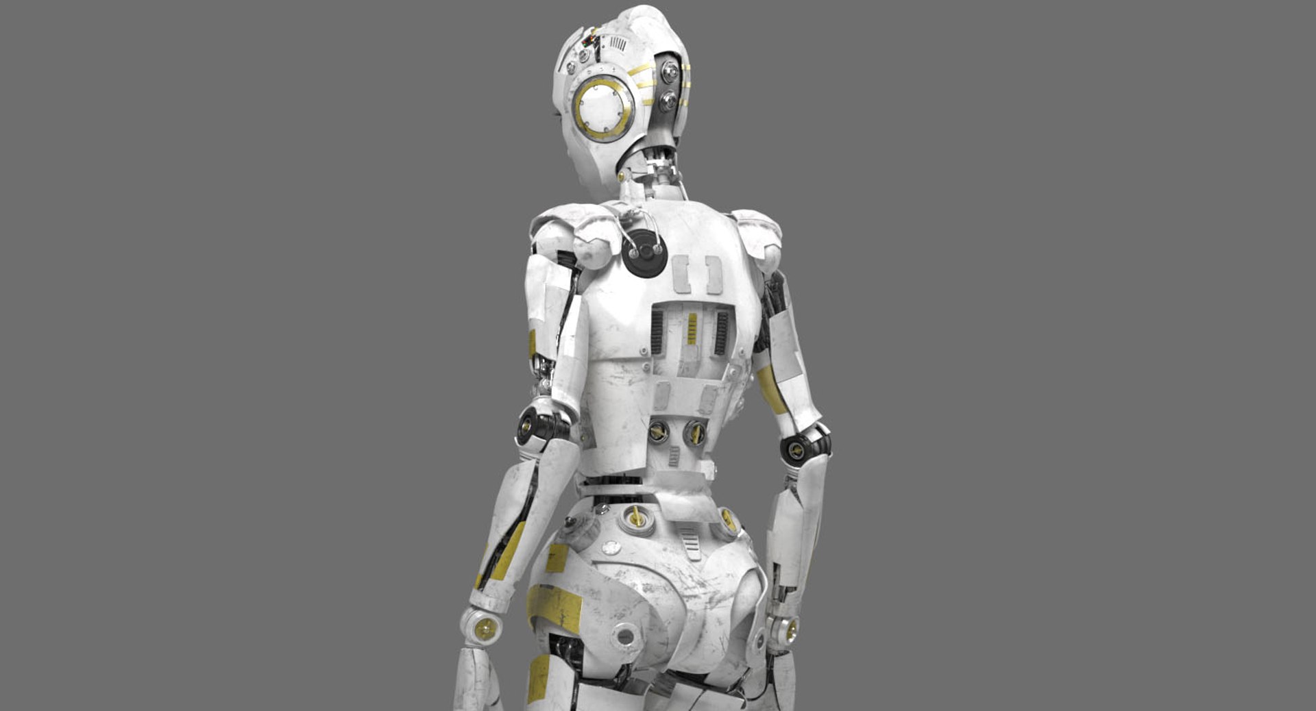 Female robot 3D - TurboSquid 1246090