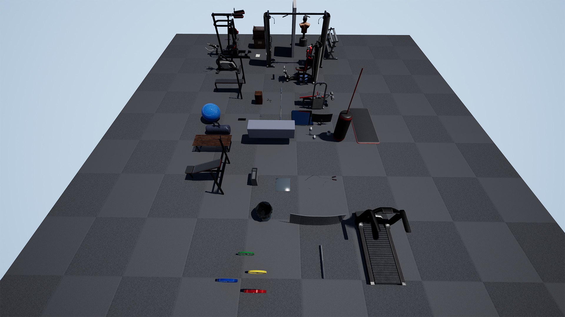 Gym Prop Package 3D Model - TurboSquid 1984519