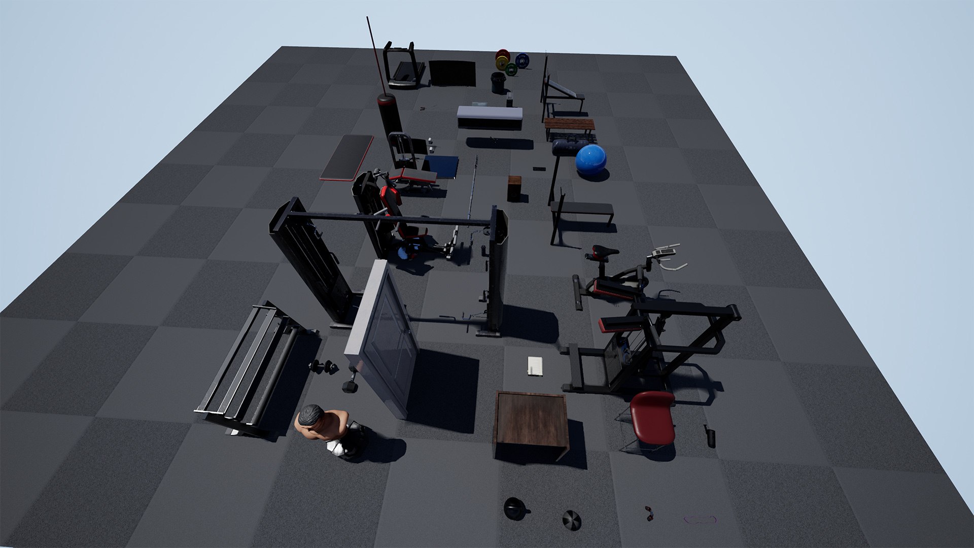 Gym Prop Package 3D Model - TurboSquid 1984519