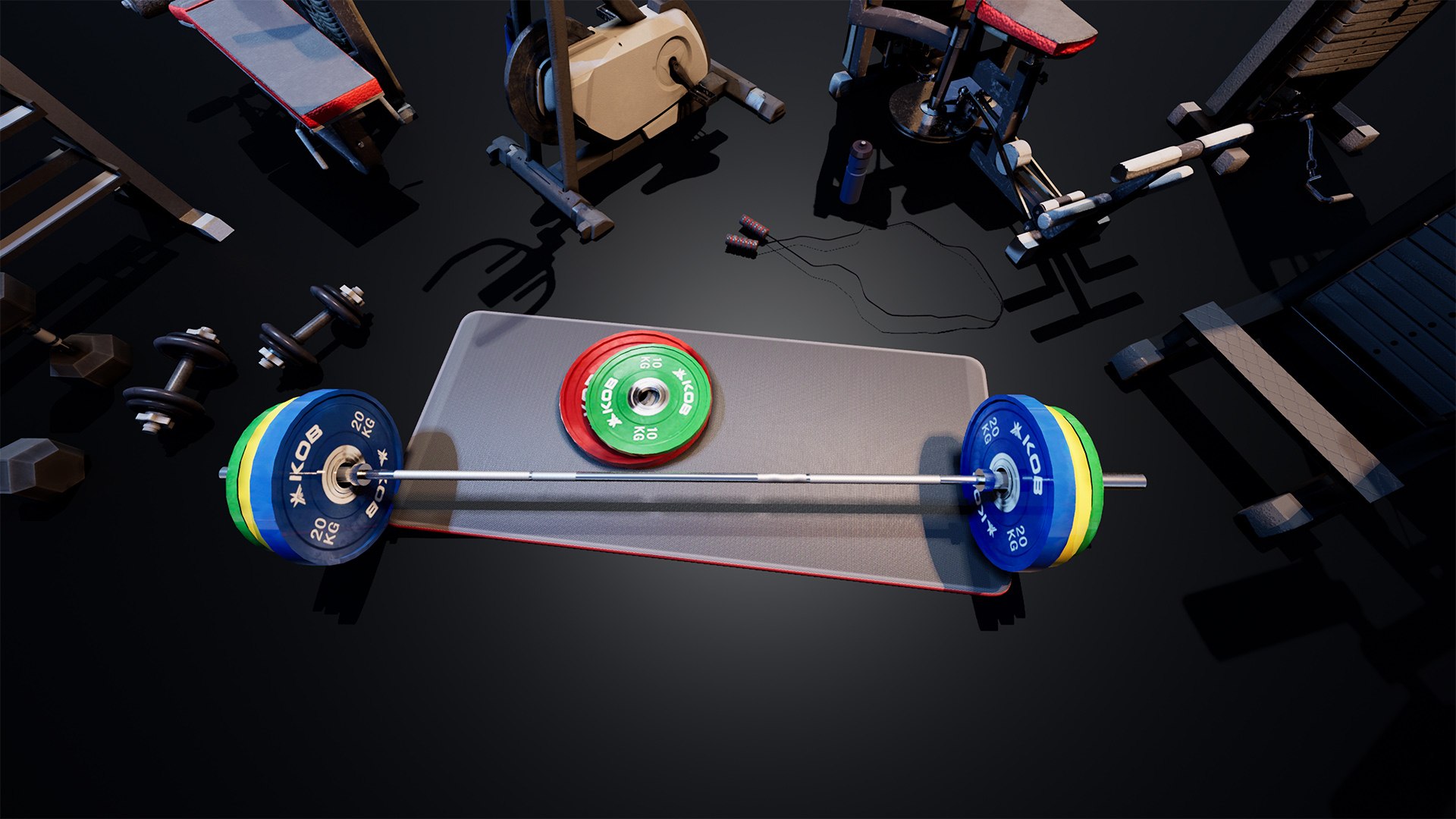 Gym Prop Package 3D Model - TurboSquid 1984519