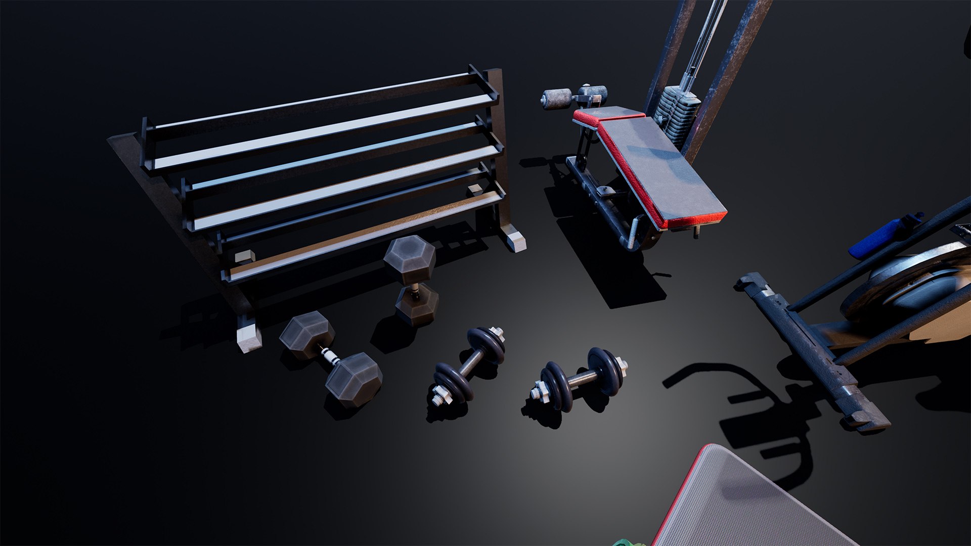 Gym Prop Package 3D Model - TurboSquid 1984519