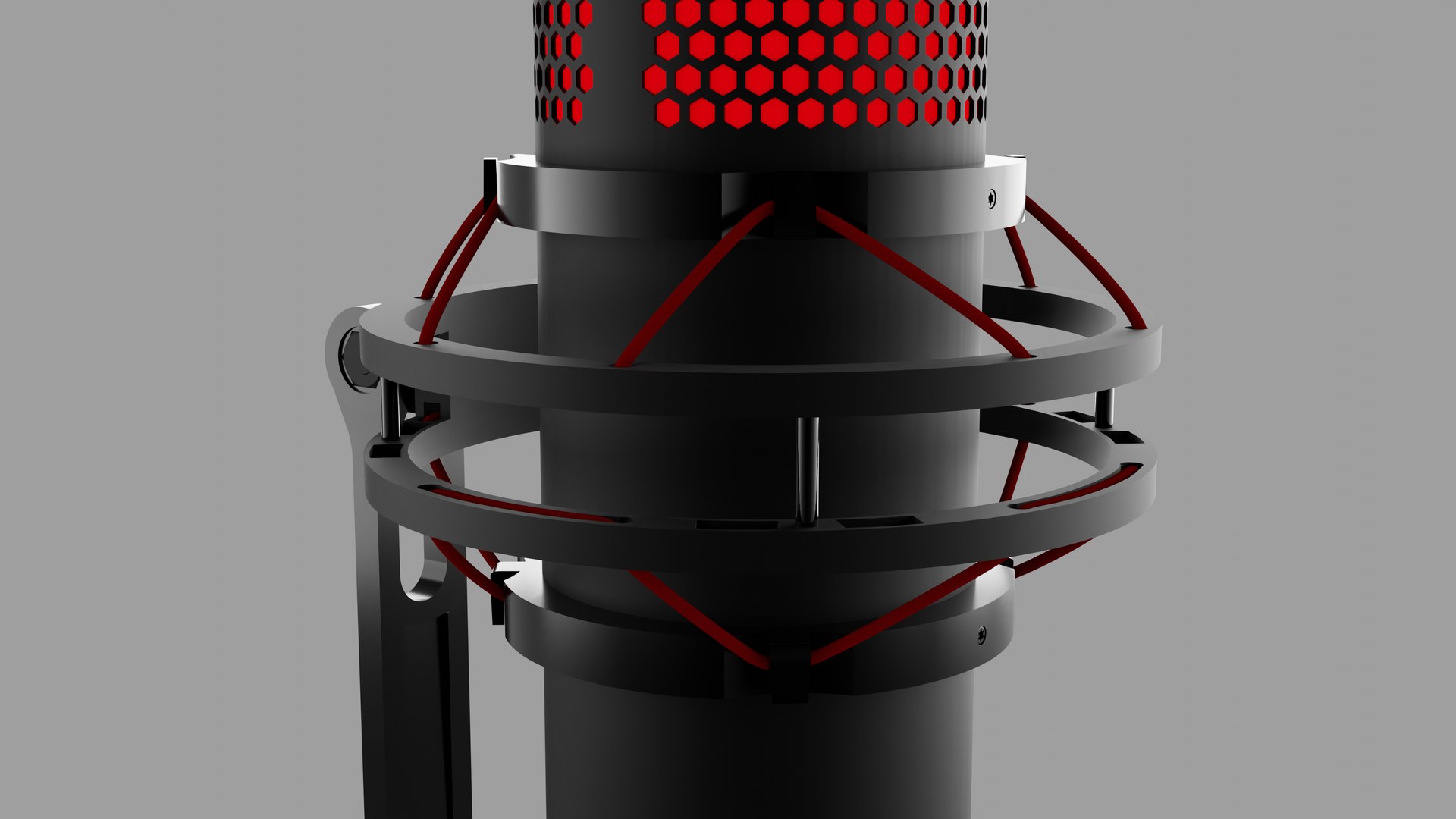 3D Microphone Inspired By HyperX - TurboSquid 1977568