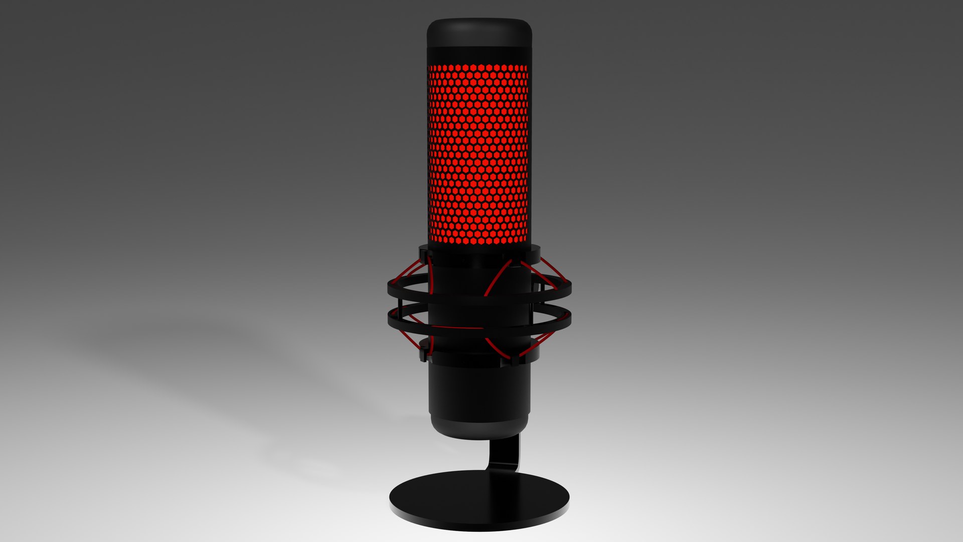 3D Microphone Inspired By HyperX - TurboSquid 1977568