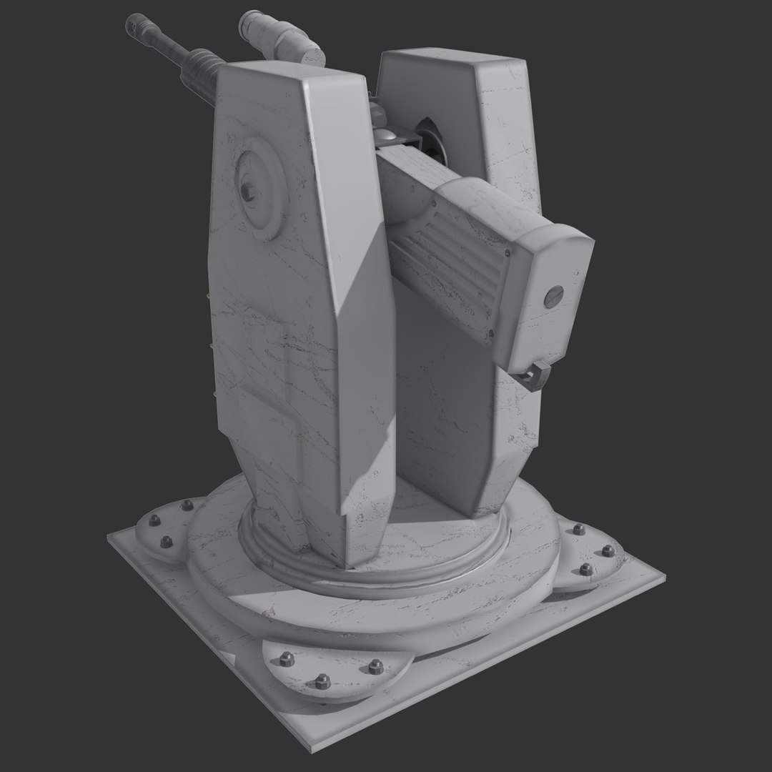 Light Gun 3d Model